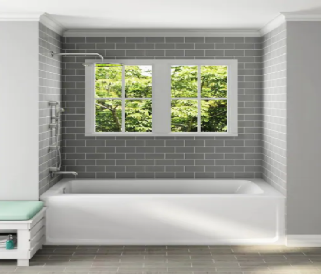 Jacuzzi Primo 30-in W x 60-in L White Acrylic Rectangular Left Drain A ...